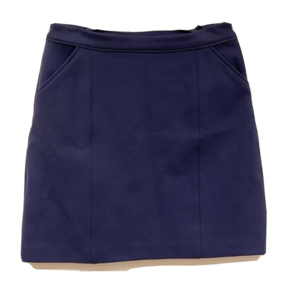Boden | Skirts | Boden Navy Blue Mini Skirt With Pockets | Poshmark
